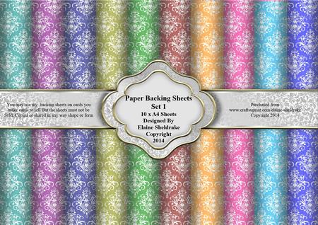 Paper Backing Sheets Set 1 - 10 x A4 Backing Paper Sheets - CUP584732 ...