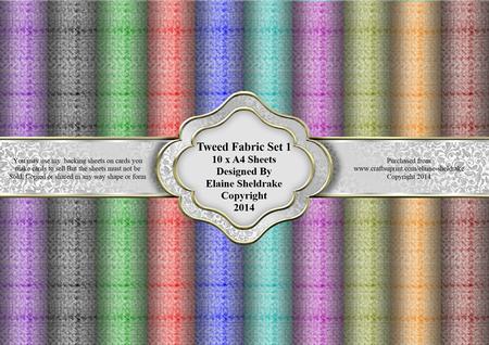 Tweed Sheets Set 1 - 10 x A4 Backing Paper Sheets - CUP584744_604 ...