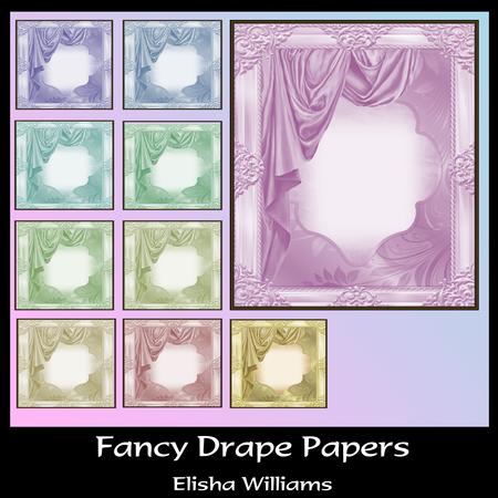 Fancy Drape Papers - CUP651466_2276 | Craftsuprint