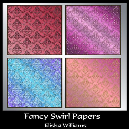Fancy Swirl Papers - CUP669274_2276 | Craftsuprint