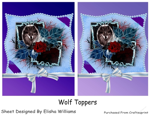 Wolf Toppers - CUP777401_2276 | Craftsuprint