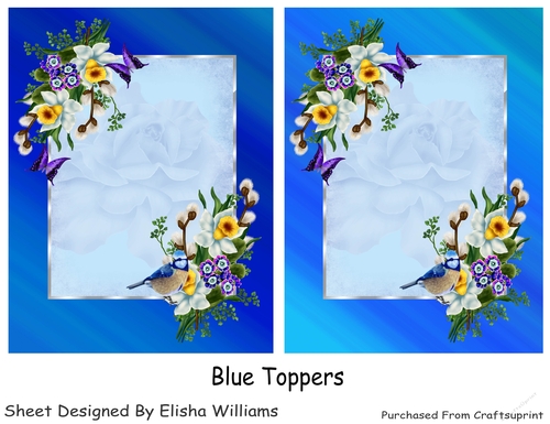 Blue Toppers - CUP777419_2276 | Craftsuprint