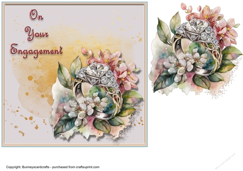Engagement Card - CUP1270673_74085 | Craftsuprint