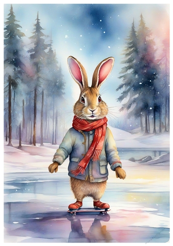 EW A4 Bunny 03 - CUP1269223_93946 | Craftsuprint