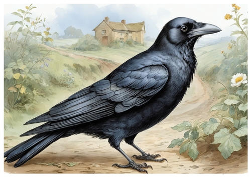 EW A4 Crow 01 - CUP1271733_93946 | Craftsuprint