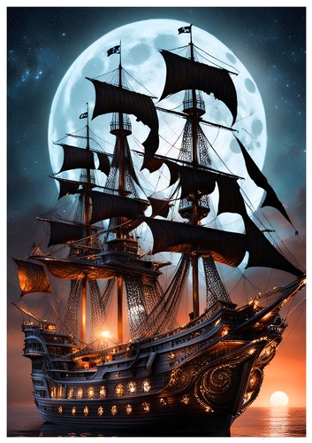 EW A4 Pirate Ship 01 - CUP1276573_93946 | Craftsuprint