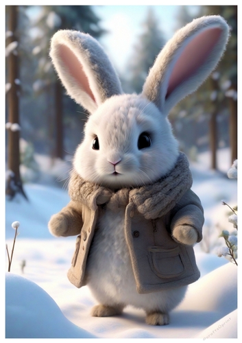 EW A4 Bunny 05 - CUP1276976_93946 | Craftsuprint