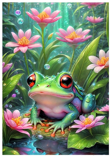 EW A4 frog 02 - CUP1279656_93946 | Craftsuprint