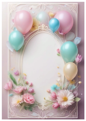 EW A4 Balloon Frame 01 - CUP1293495_93946 | Craftsuprint