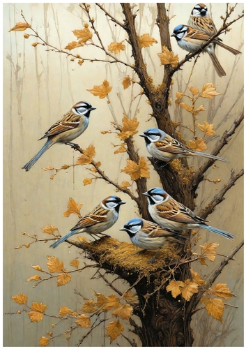 EW A4 Birds 06 - CUP1340125_93946 | Craftsuprint