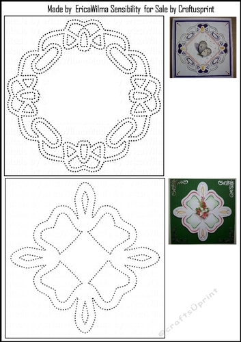 Stitching Patterns Border Frame 01 - CUP909238_93946 | Craftsuprint