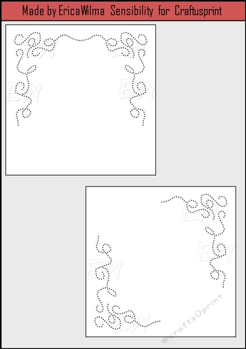 Stitching Patterns Border Frame 05 - CUP943957_93946 | Craftsuprint