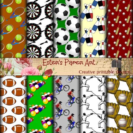 Mens Sports Paper Pack - CUP20010_176 | Craftsuprint