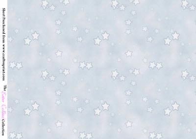 Pale Blue Stars - CUP31180_176 | Craftsuprint