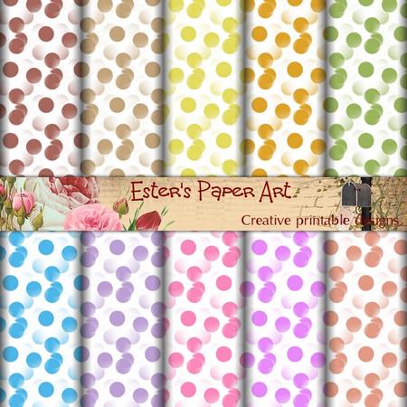 Colourful Spots Paper Pack - CUP639659_176 | Craftsuprint