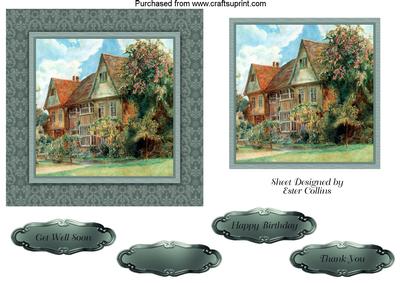 Country Cottage Topper - CUP642241_176 | Craftsuprint