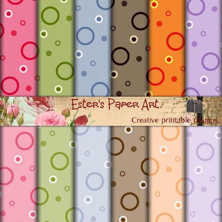 Doodle Circles Paper Pack - CUP666284_176 | Craftsuprint