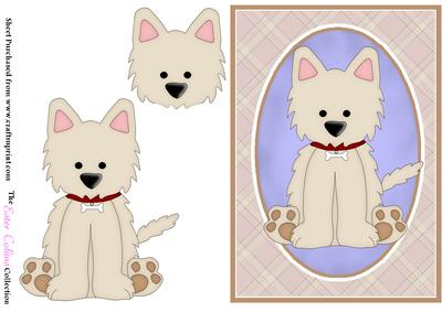 Woof Card Front - CUP91953_176 | Craftsuprint