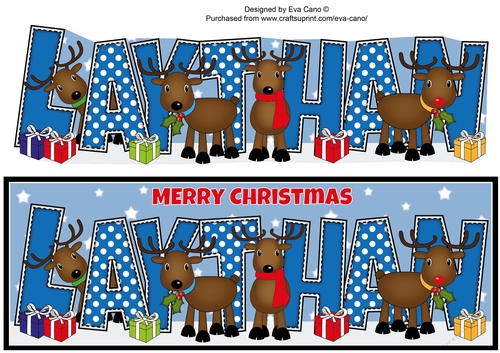 Rudolf and Friends LAYTHAN large dl - CUP1009182_750 | Craftsuprint