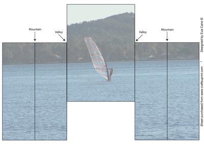 Windsurfer Castle Card Sheet 1 - CUP100919_750 | Craftsuprint