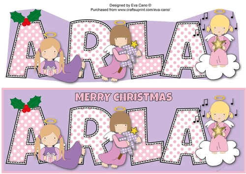 Christmas Angels ARLA large dl - CUP1016910_750 | Craftsuprint