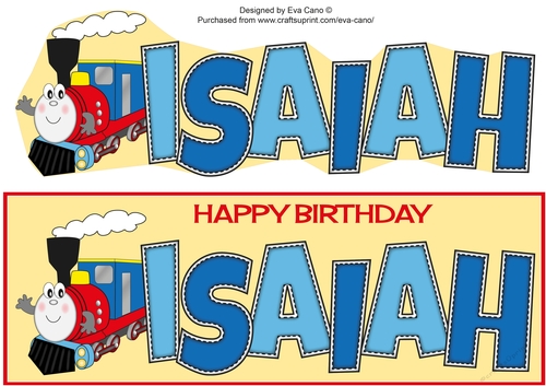 Terry the Train ISAIAH large dl - CUP1033081_750 | Craftsuprint