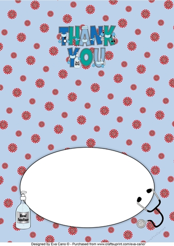 Healthcare Professionals against the virus THANK YOU insert 2 ...