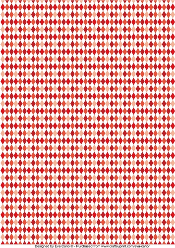 Diamonds Backing Paper in Red shades - CUP1083490_750 | Craftsuprint
