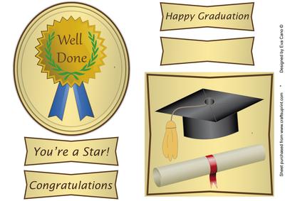 Graduation or Exams Toppers - CUP109072_750 | Craftsuprint