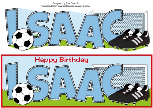 Football Boots & Football in sky blue ISAAC large dl - CUP1108370_750 ...