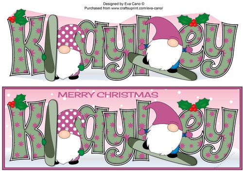 Christmas Gnomes snowboarding KAYLEY large dl - CUP1138063_750 ...