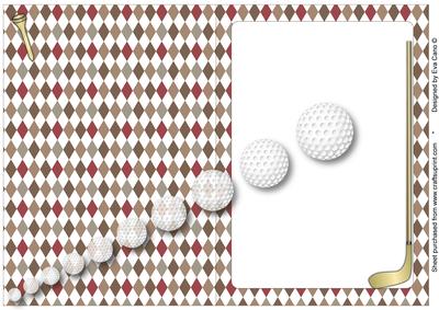 Golf Insert Diamond Pattern - CUP117349_750 | Craftsuprint
