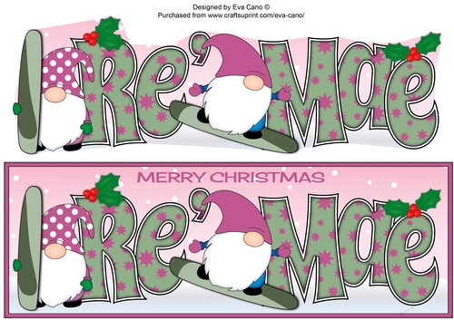 Christmas Gnomes snowboarding REMAE large dl - CUP1174011_750 ...