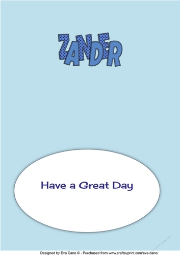 ZANDER A5 insert - CUP1179508_750 | Craftsuprint