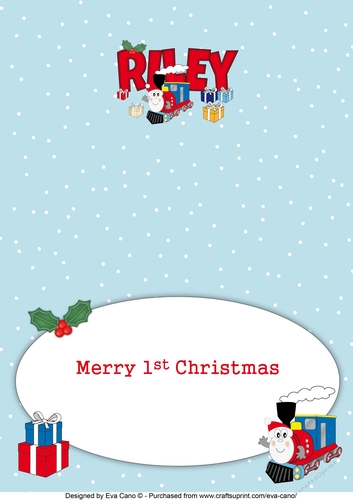 Christmas Terry the Train RILEY 1st A5 insert - CUP1183260_750 ...