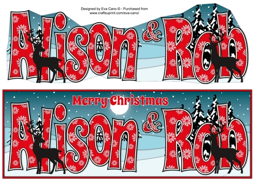 Christmas Winter Scene ALISON & ROB large dl - CUP1266964_750 ...