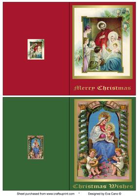 Religious Christmas Notelets 3 - CUP130196_750 | Craftsuprint