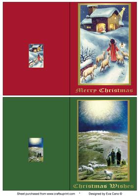 Religious Christmas Notelets 4 - CUP130197_750 | Craftsuprint
