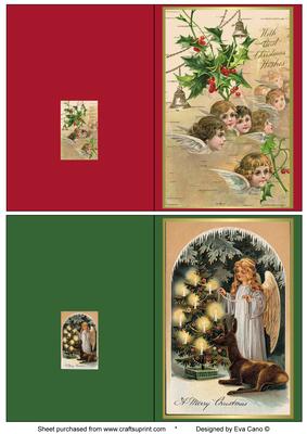 Vintage Christmas Notelets 19 - CUP132320_750 | Craftsuprint