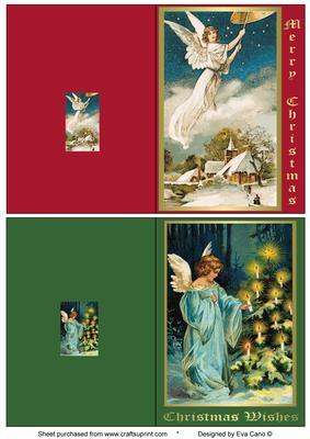 Vintage Christmas Notelets 21 - CUP132323_750 | Craftsuprint