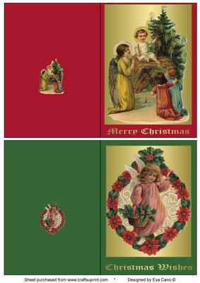Vintage Christmas Notelets 22 - CUP132324_750 | Craftsuprint