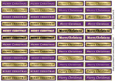 Merry Christmas Medium Tags 4 - CUP144201_750 | Craftsuprint