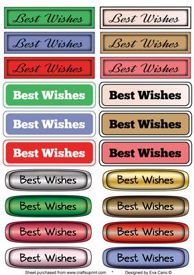 Best Wishes Tags - CUP410403_750 | Craftsuprint