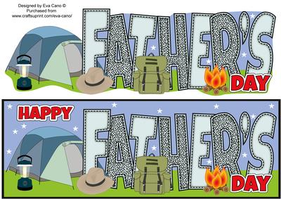 Camping Father's Day Large Dl - CUP435127_750 | Craftsuprint