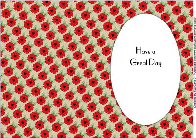 Red Flowers Insert - CUP438808_750 | Craftsuprint