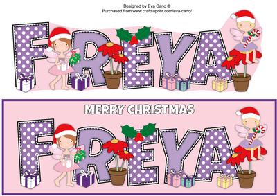 Christmas Fairies Freya Large Dl - CUP485570_750 | Craftsuprint