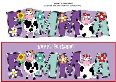 Mad Cows Emma Large Dl - CUP525529_750 | Craftsuprint