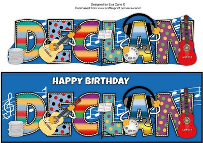 Music Declan Large Dl - CUP528154_750 | Craftsuprint