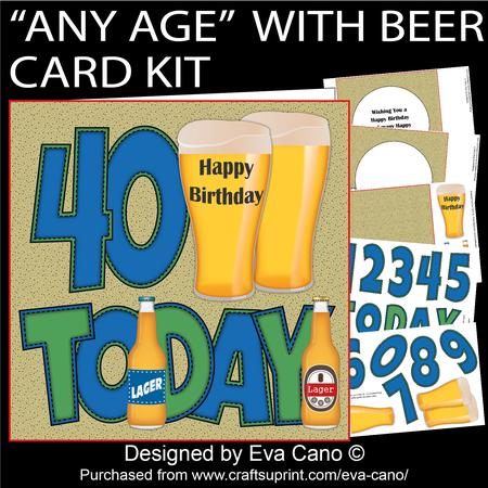 'any Age' with Beer Card Kit - CUP542382_750 | Craftsuprint