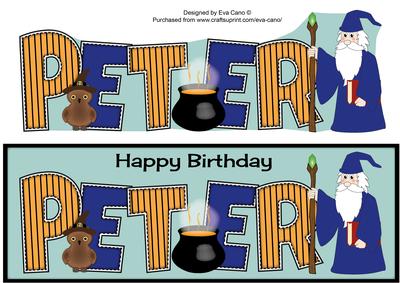 Wizard Peter Large Dl - CUP552156_750 | Craftsuprint